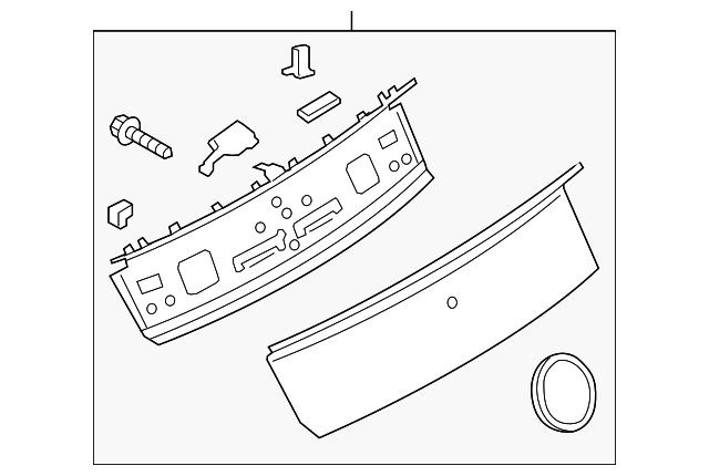 2018-2023 Ford Mustang | Finish Panel | JR3Z-6342528-AG | Walls' Ford Parts