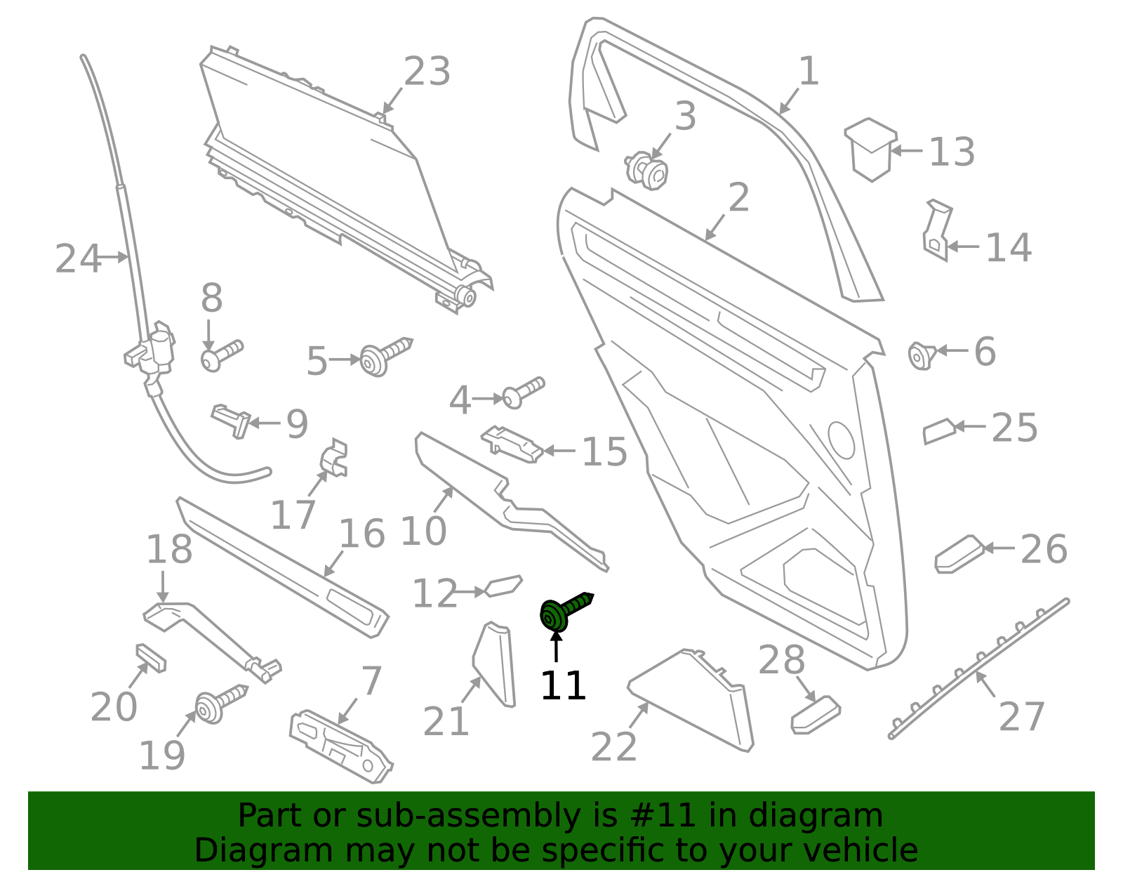 2003-2025 Porsche Door Trim Panel Clip 955-555-243-00 | Gaudin Porsche ...