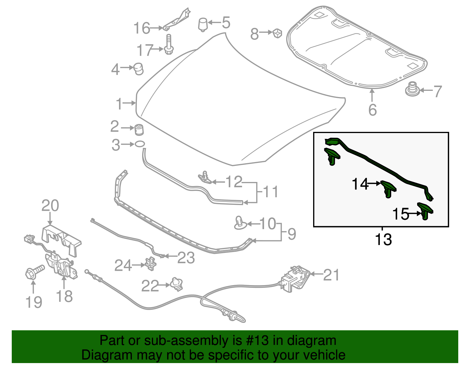 2014-2017 Mazda 6 Rear Weather-Strip GHP9-56-760A | RealMazdaParts.com