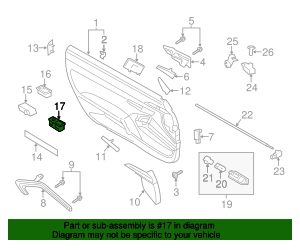 2012-2019 Porsche 911 Window Switch 991-613-153-02-DML | OEM Parts Online
