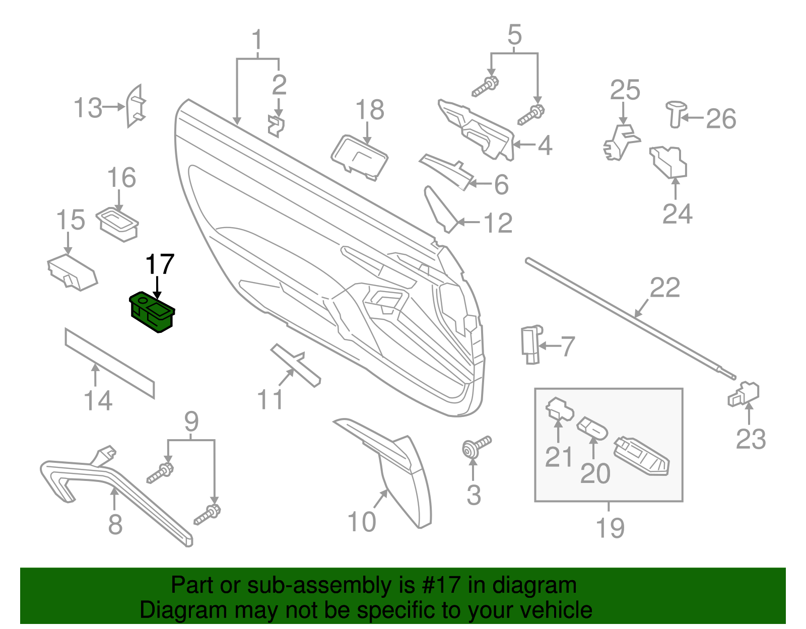 2012-2019 Porsche 911 Window Switch 991-613-157-02-DML | Gaudin Porsche ...