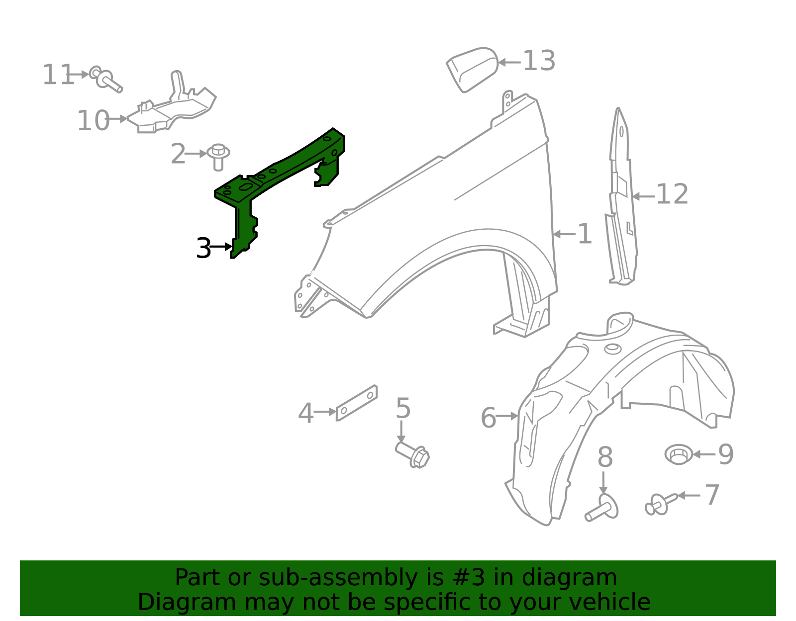 F2GZ-16C078-A - High-Quality Mount Bracket for AutoNation Parts