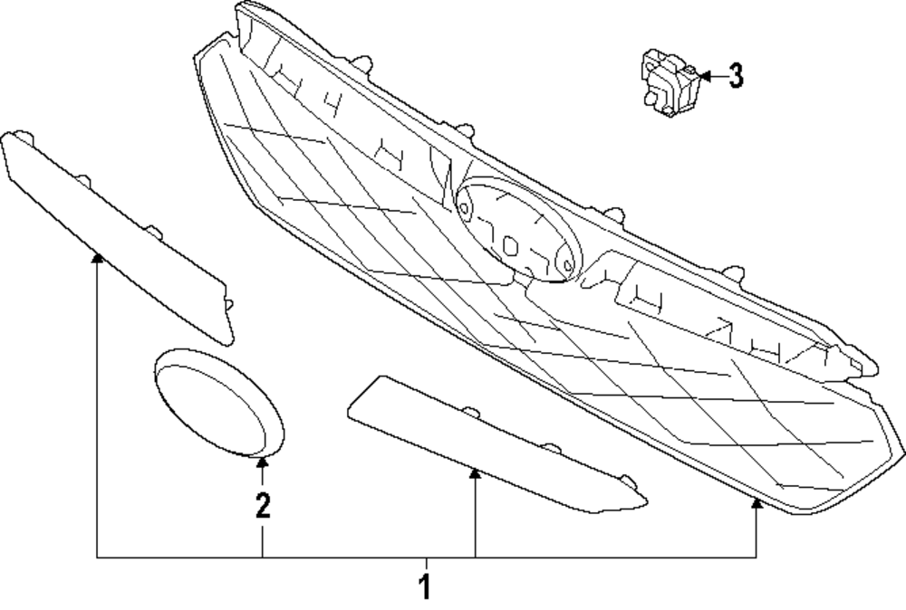91121FN100 - 2024 Subaru Impreza - Grille Assembly | Subaru Parts HQ