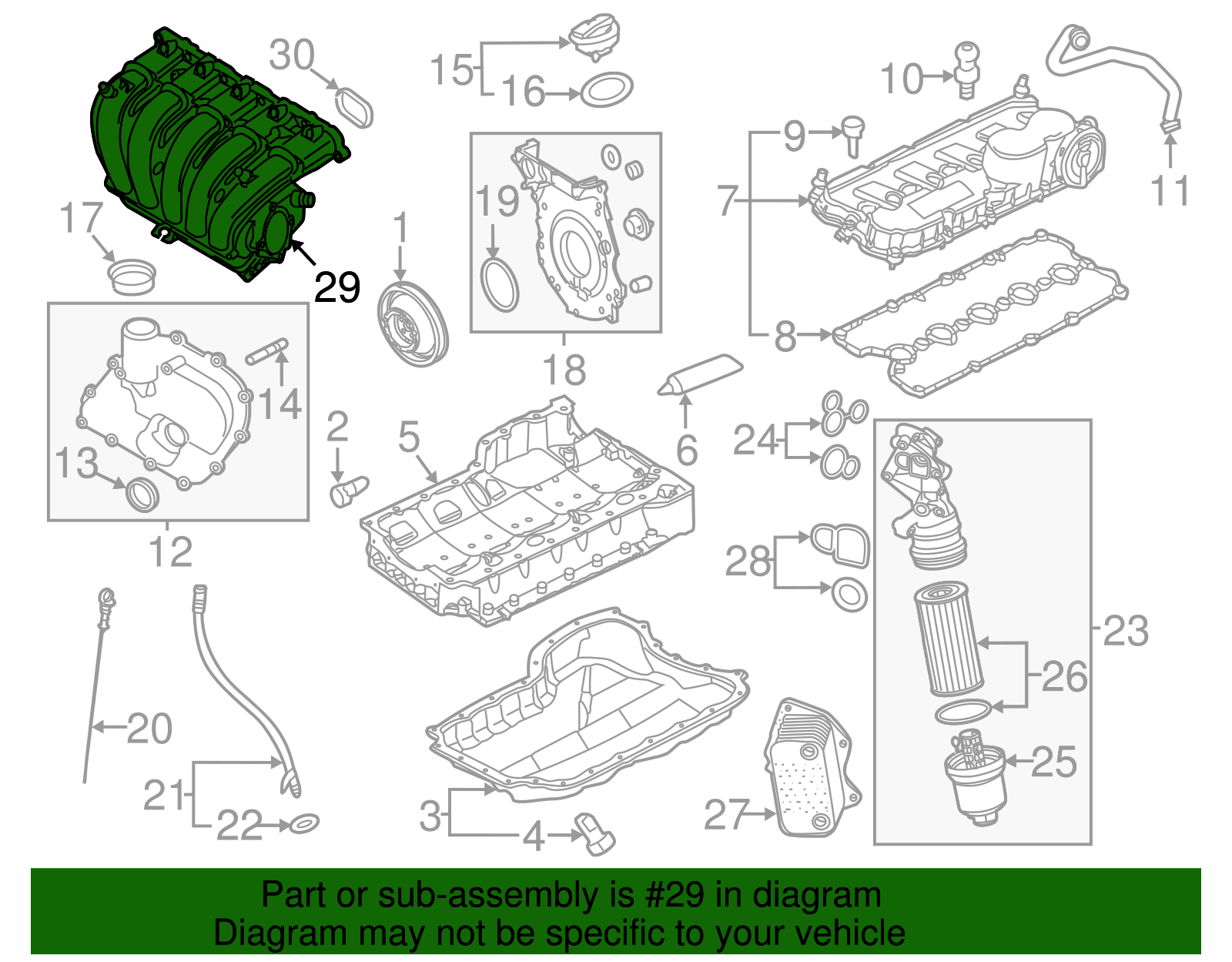 07K-133-201-M - Volkswagen Intake Manifold 2005-2014 Volkswagen ...