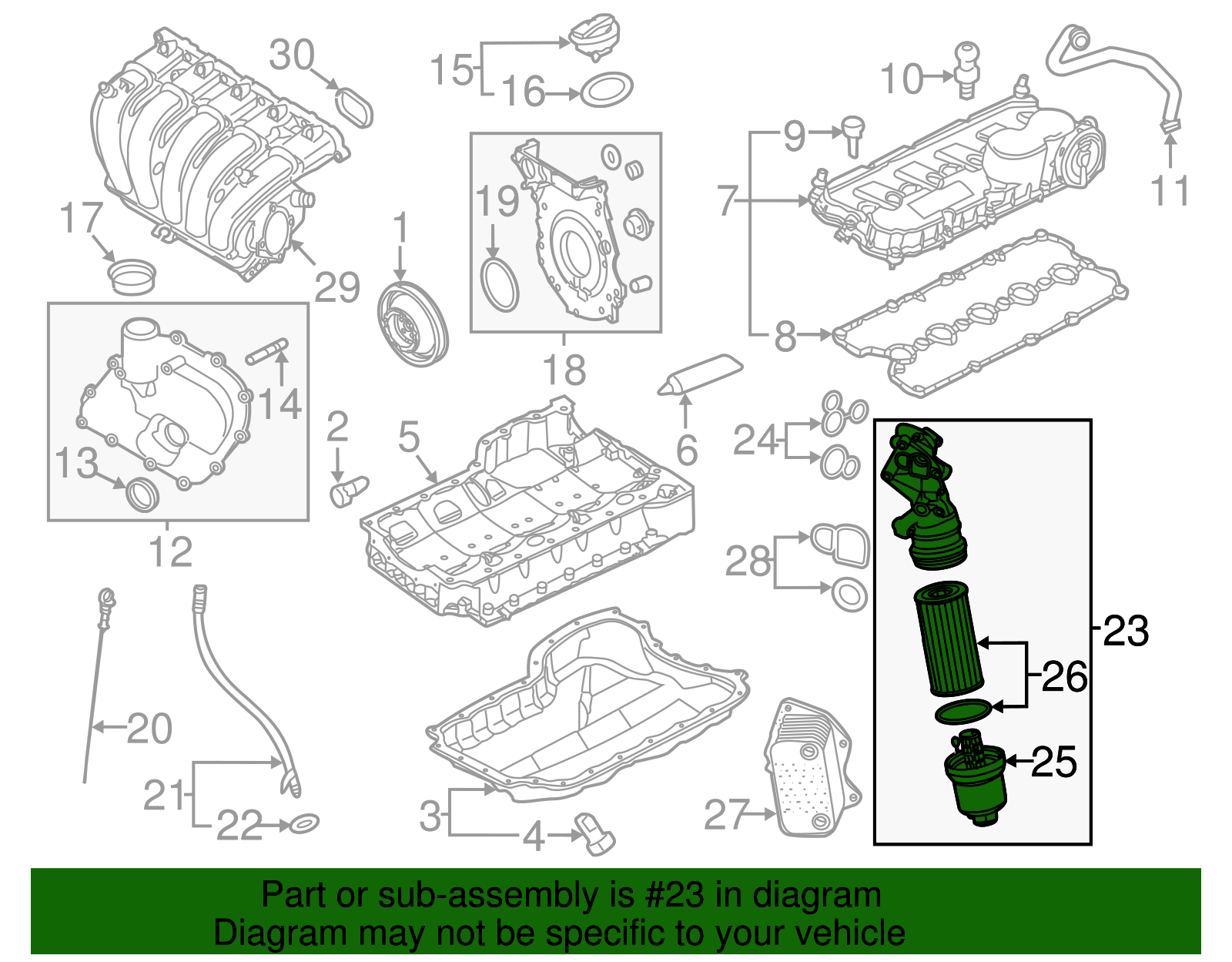 07K-115-397-E - Oil Filter Housing 2011-2014 Volkswagen | Wolfsburg ...