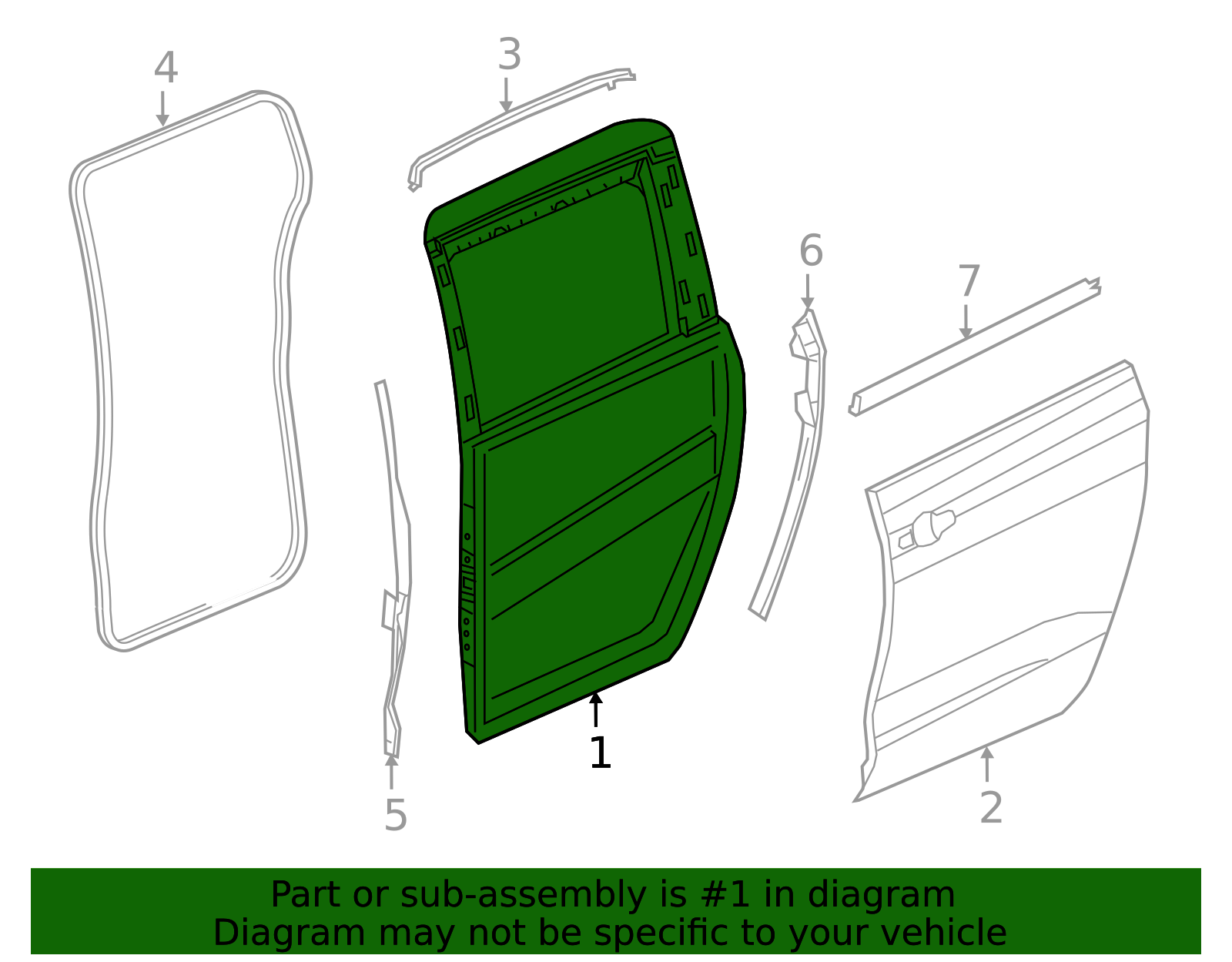 Door Shell 68185690AN | Mopar Parts Canada