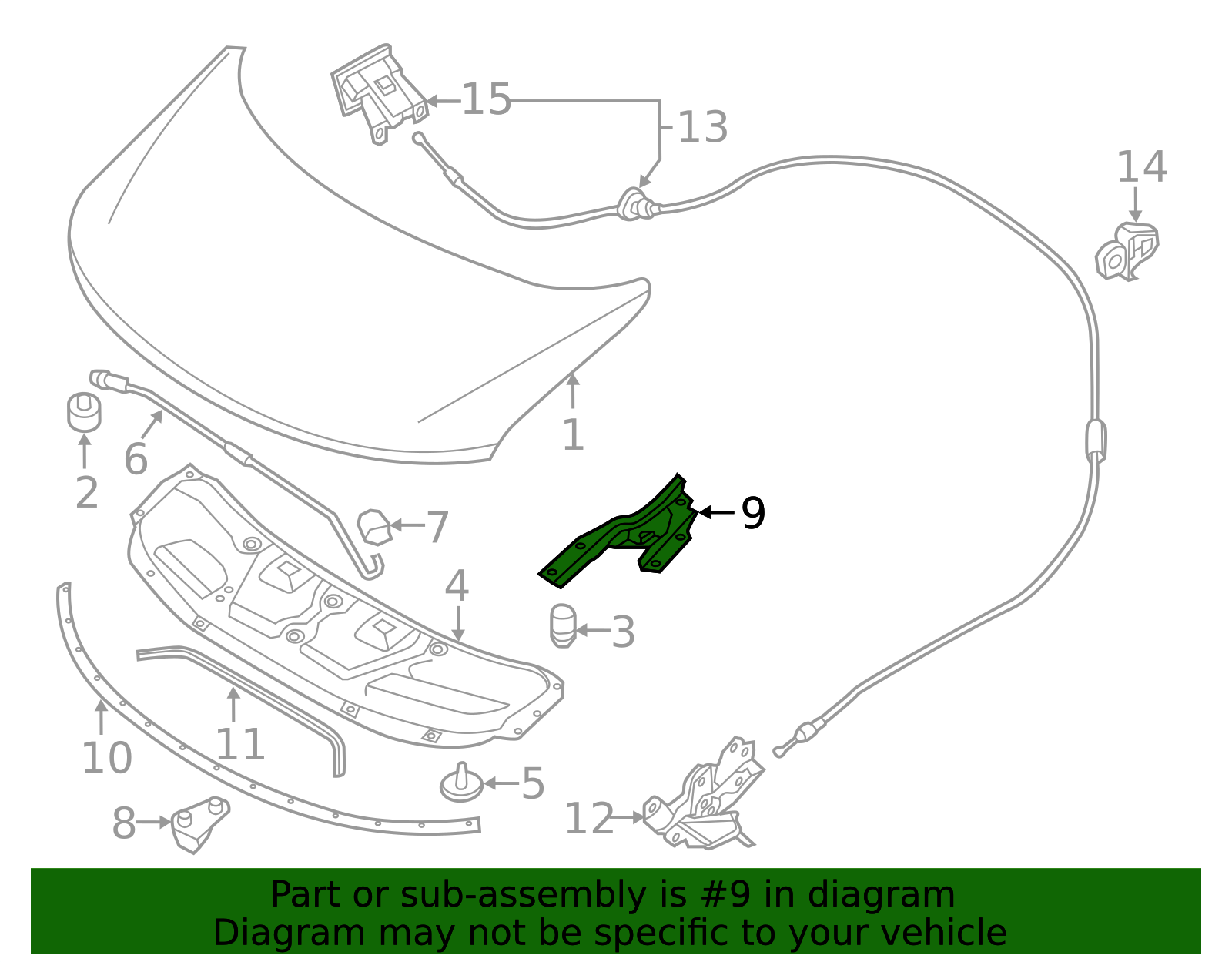 65401-1JA0A - Hood Hinge 2011-2017 Nissan Quest | Official Nissan Parts ...