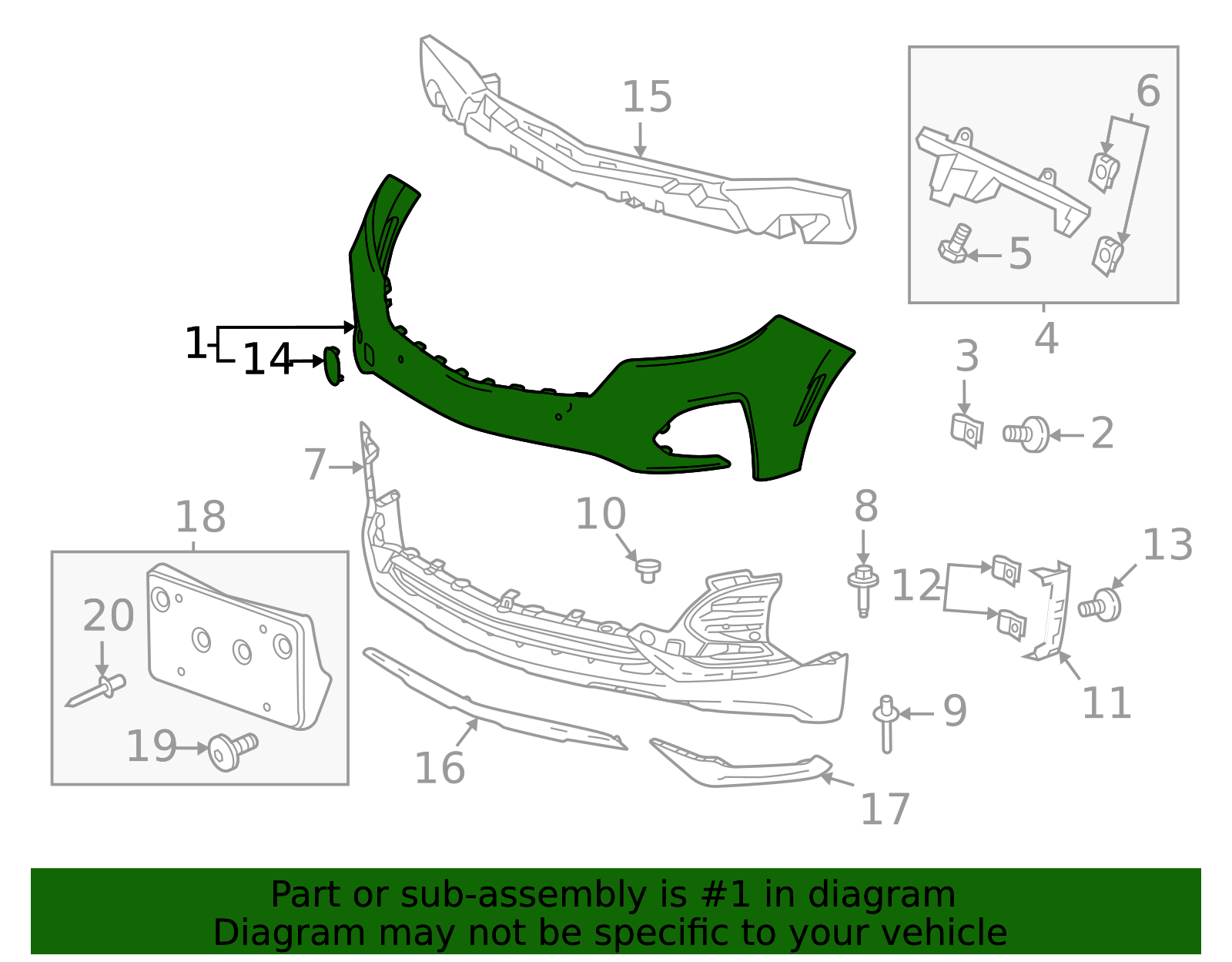 2022-2024 Chevrolet Equinox Bumper Cover 84911084 | Capital Chevy Parts