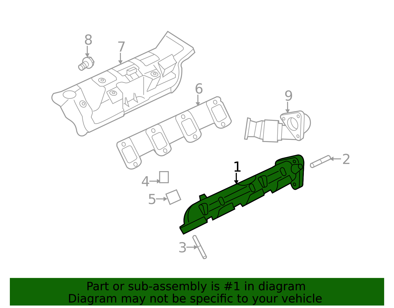 FC3Z-9430-B - 2015-2019 Ford - Exhaust Manifold | My Ford Parts