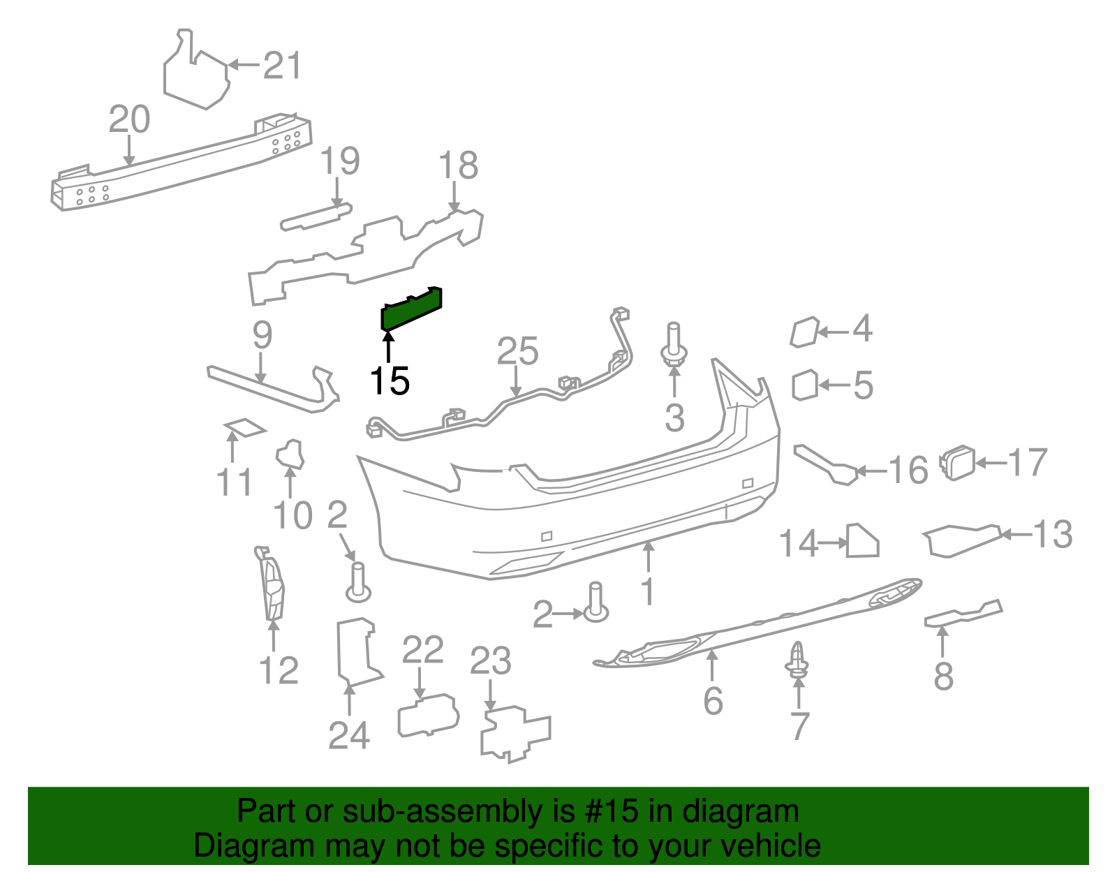 2007-2012 Lexus Reinforced Plate 52187-50030 | OEM Parts Online