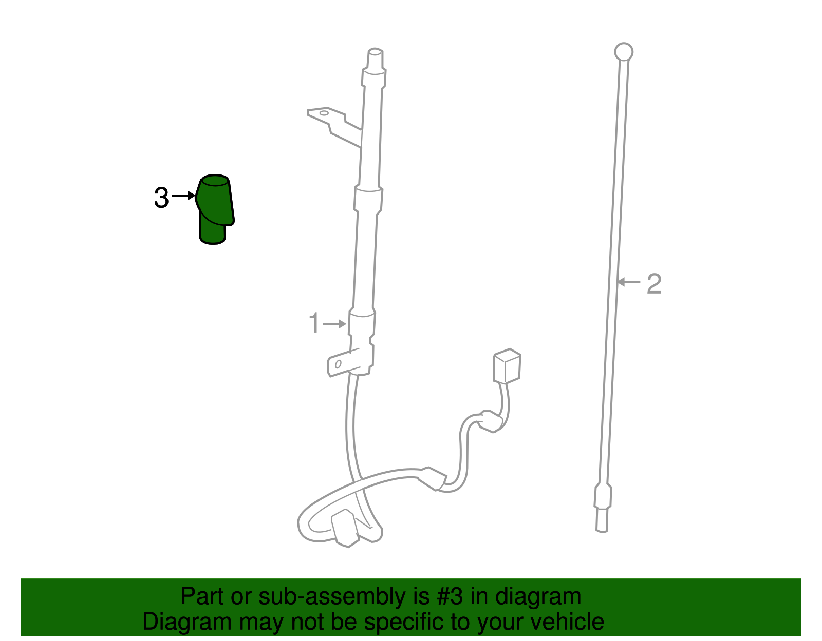86392-35032 - Antenna Mast Lock Nut - 2007-2014 Toyota FJ Cruiser ...