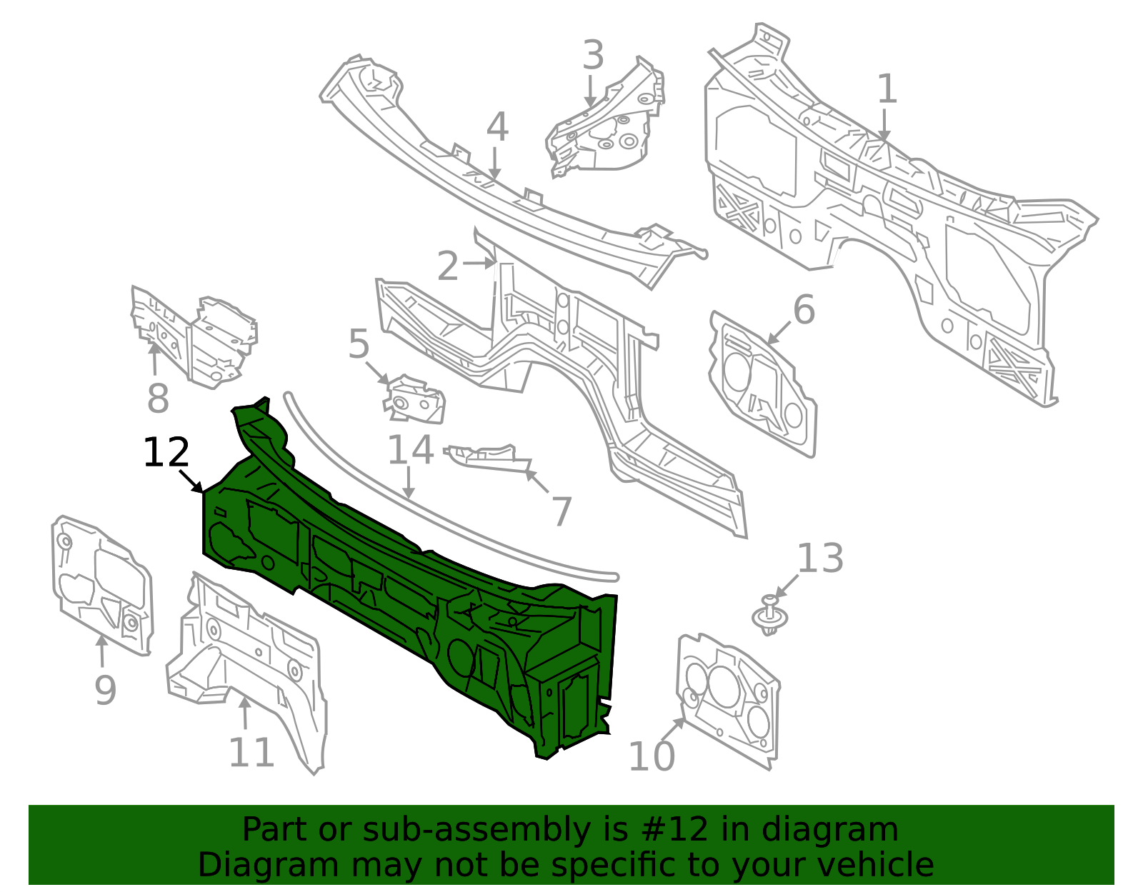 51487284601 - 2007-2019 BMW Sound Absorber (51-48-7-284-601) | BMW of ...