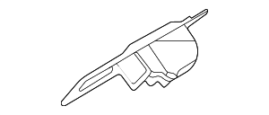 Hyundai - 82652-AA000 - Exterior Door Handle Cover - 2021-2025 Hyundai ...