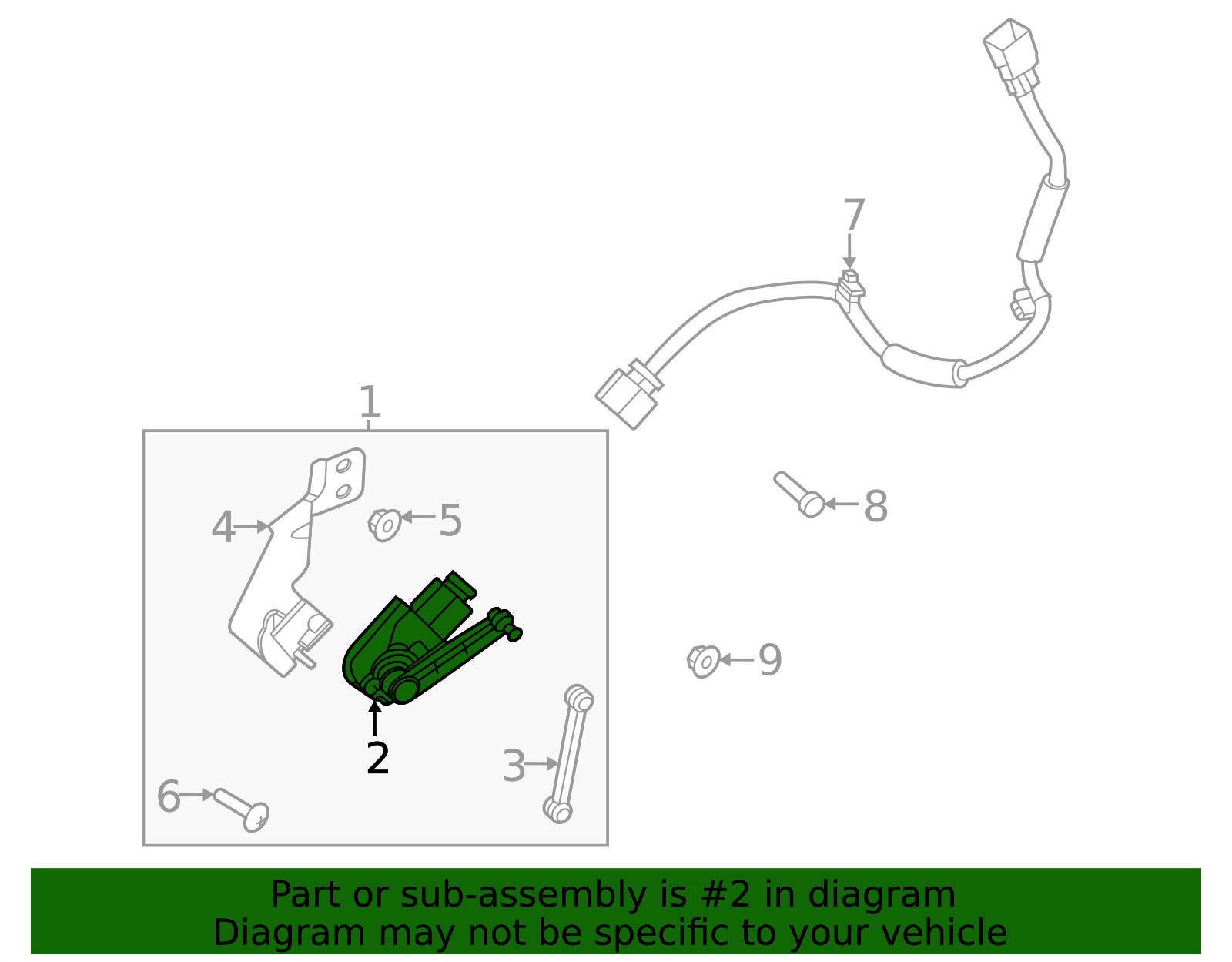 Hyundai - 92191-C1500 - Height Sensor - 2020-2022 Genesis G90 | OEM ...