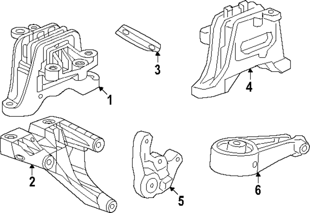 2025 GM Trans Mount 26504923 | Courtesy Parts