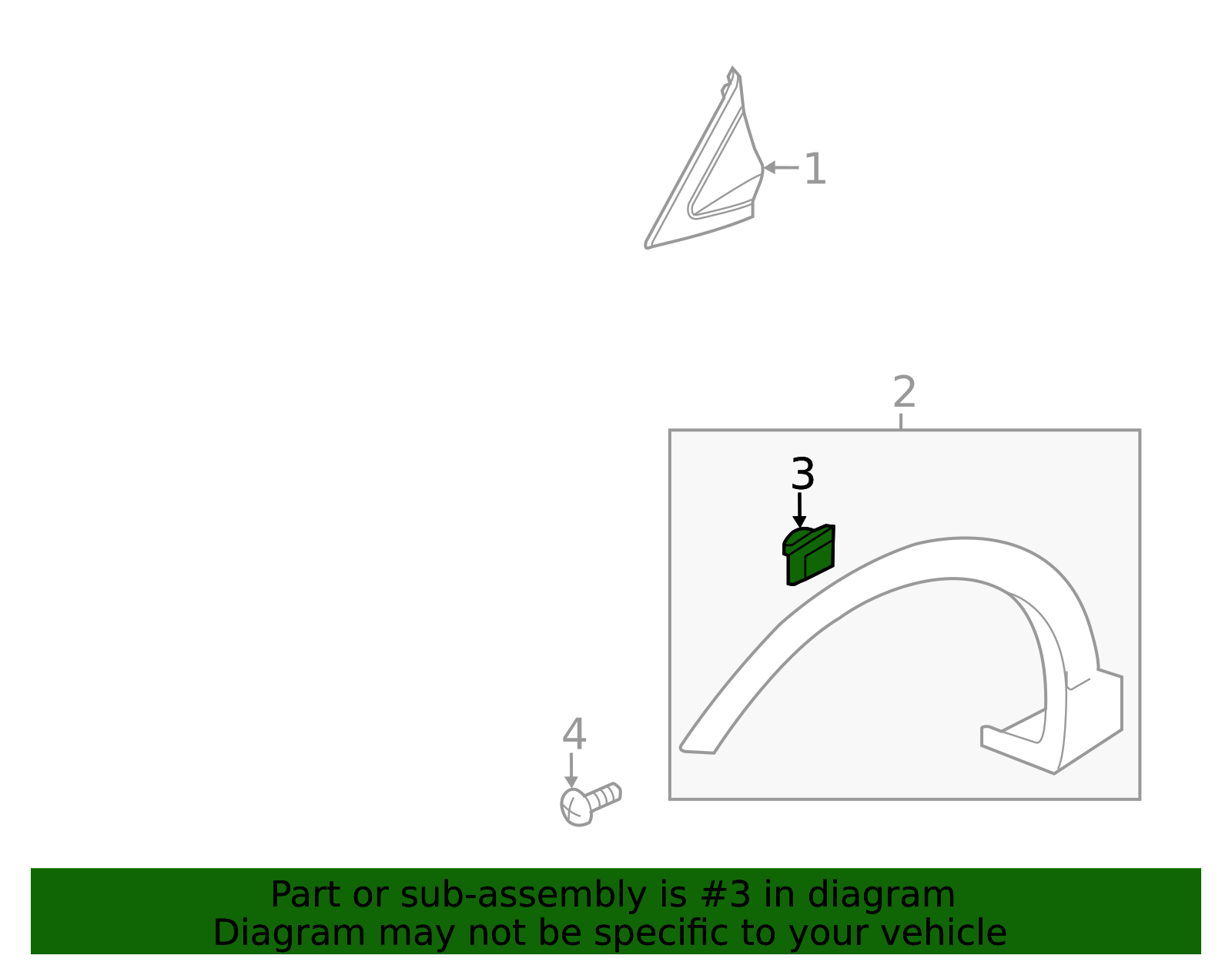 2013-2026 Hyundai Wheel Opening Molding Retainer Clip 87716-2W000 ...
