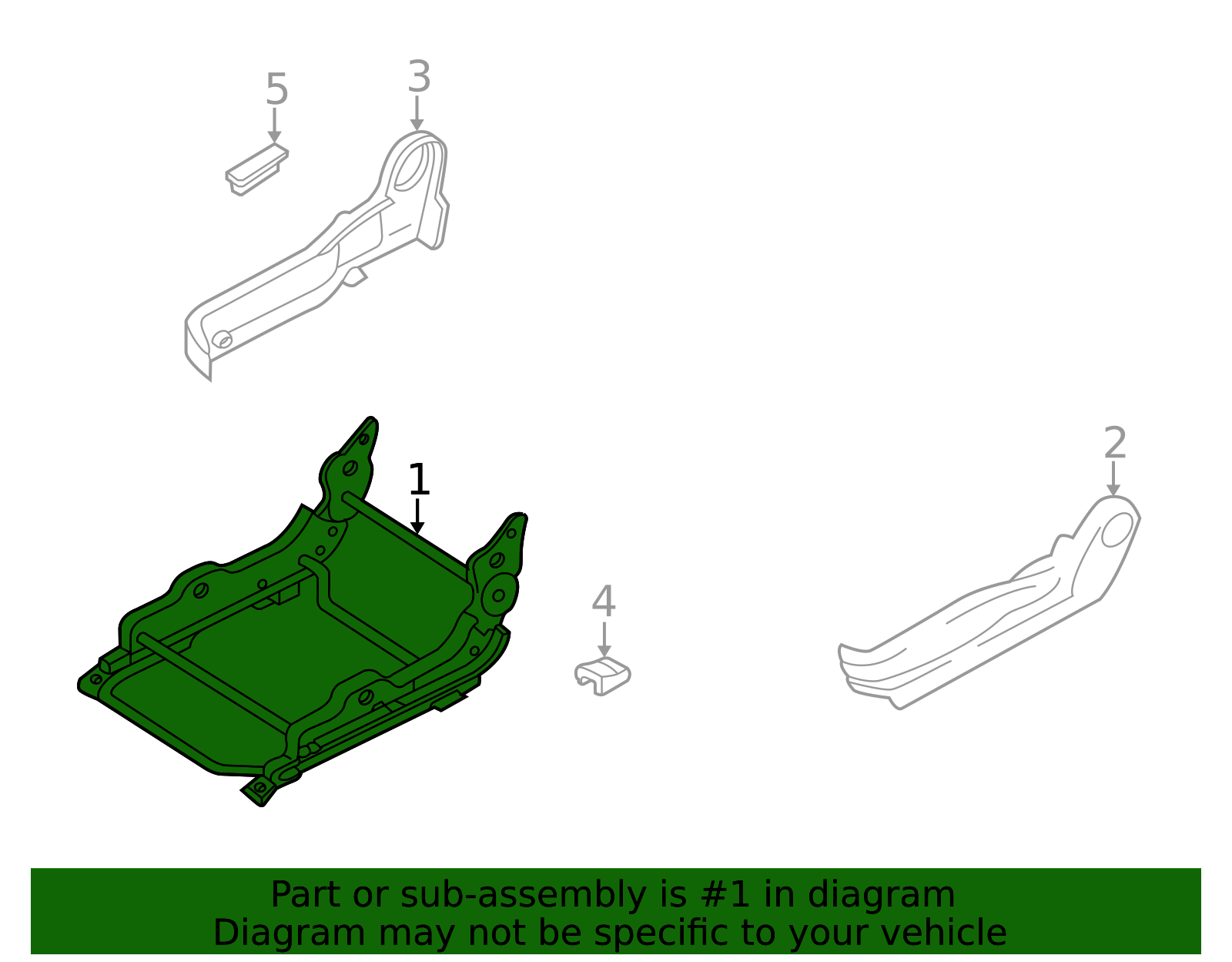 88600-2C101 - Seat Adjuster - 2003 2004 Hyundai Tiburon | Conicelli Hyundai