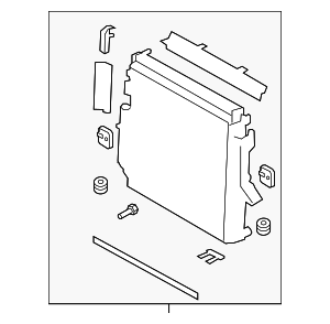Genuine OEM Radiator Part# LR021777 Fits 2005-2009 Land Rover: Up To 35 ...