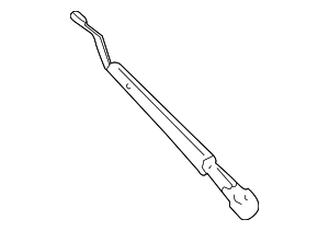 2000-2008 Toyota Windshield Wiper Arm (Left, Front) 85221-0C010 ...