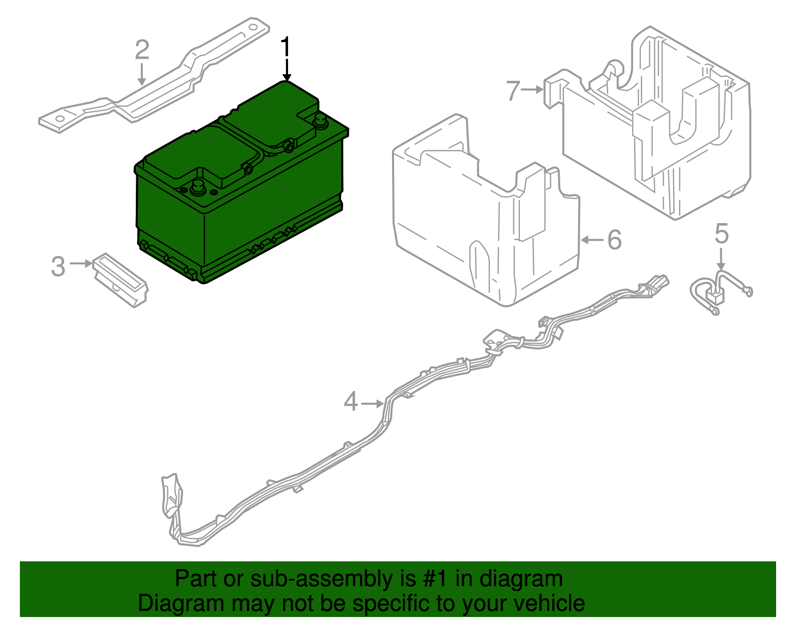 Genuine BMW 61-21-6-805-461 | AGM Battery - 70AH | FREE Shipping on ...
