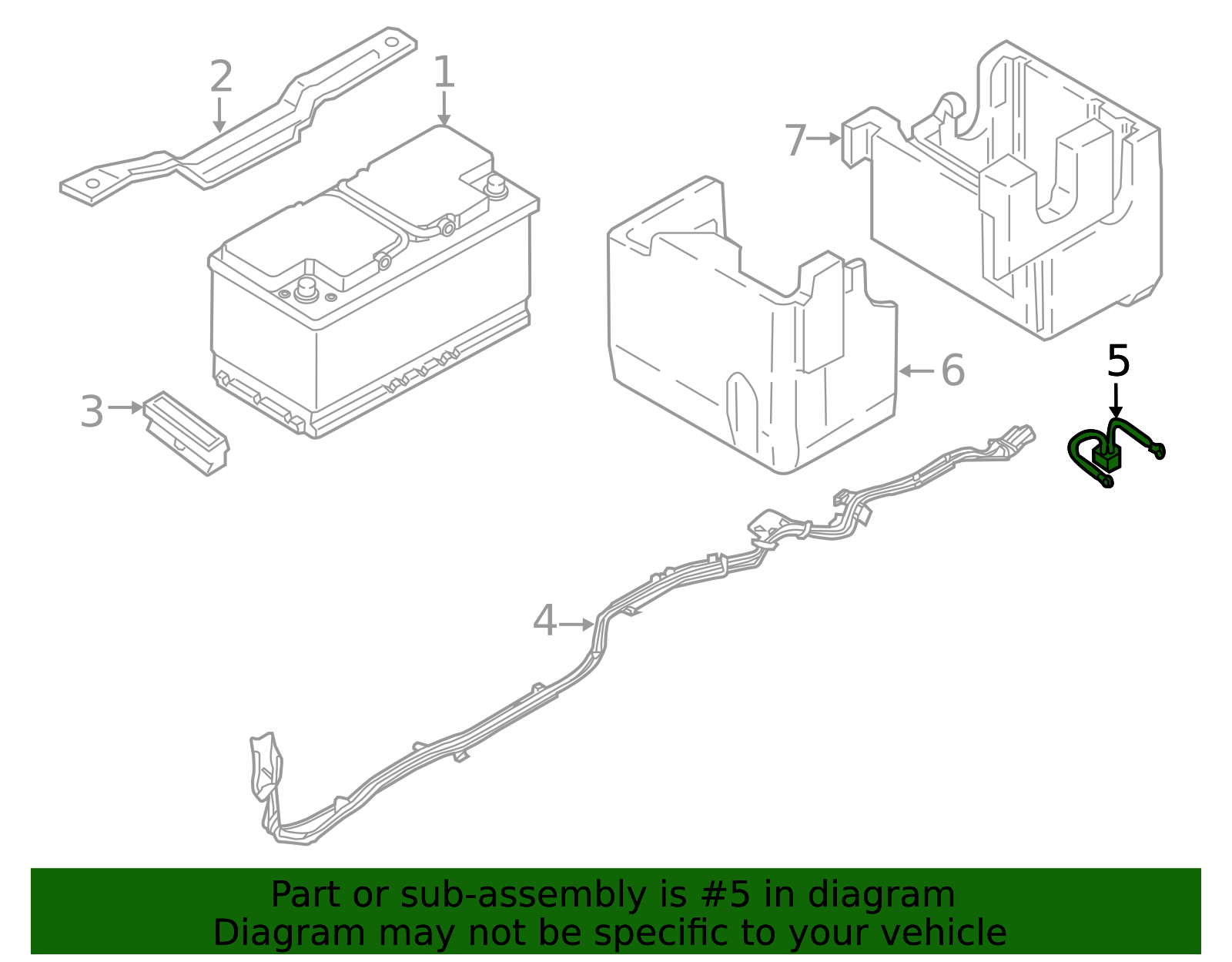 61129366323 - 2020-2023 BMW Negative Cable (61-12-9-366-323) | BMW of ...