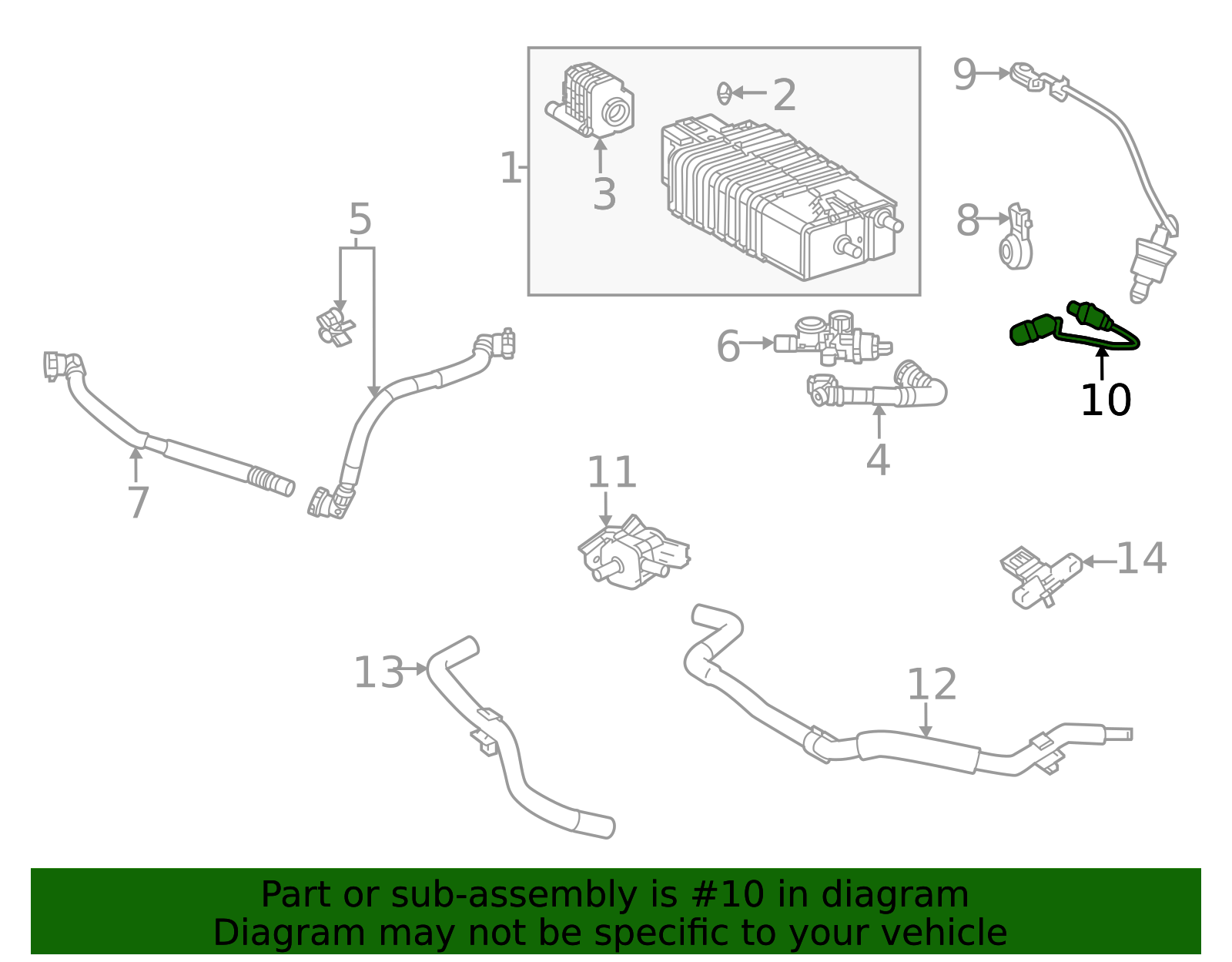 2021-2025 Toyota Oxygen Sensor 89467-42190 | Toyota Parts Center