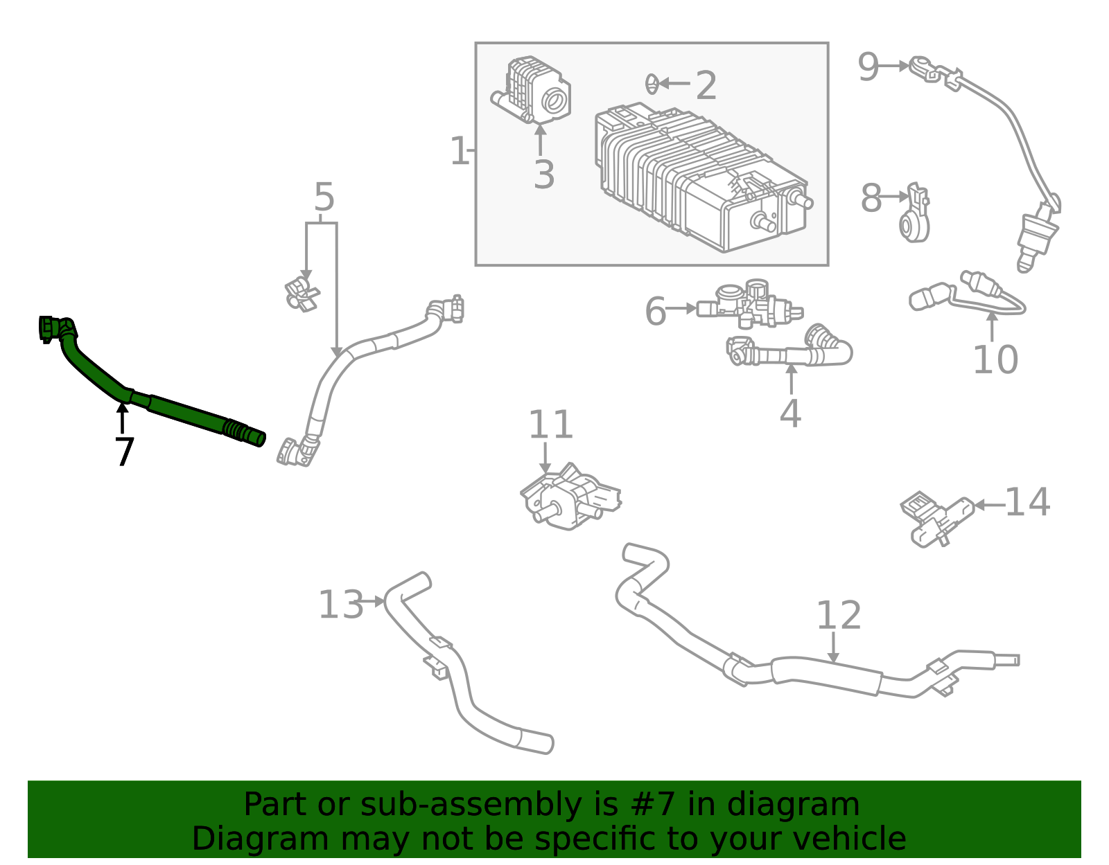 2021-2025 Toyota 2021-2024 Toyota RAV4 Prime - Vent Hose 77404-42150 ...