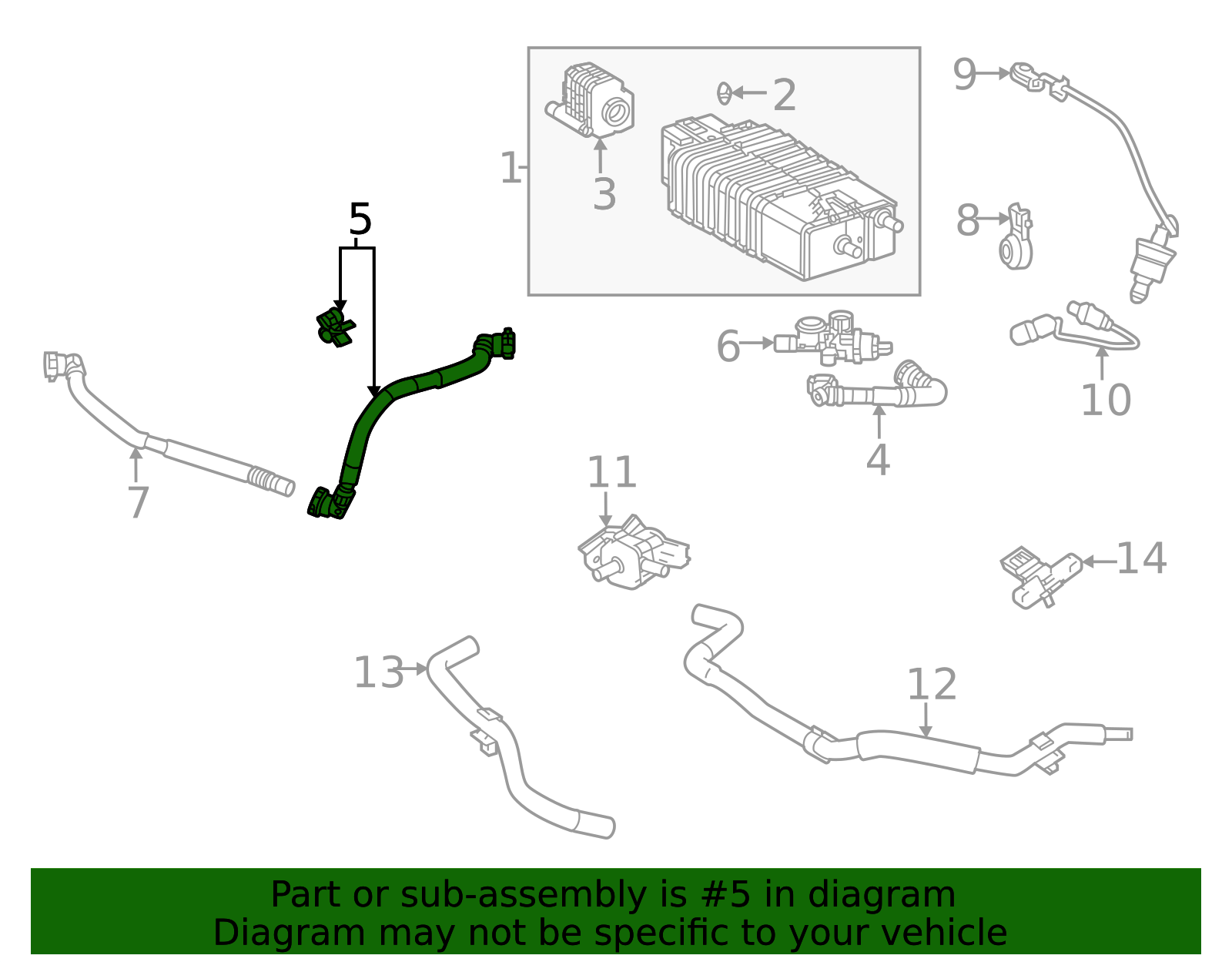 2021-2025 Toyota Vent Tube 77404-42170 | Toyota Parts Center