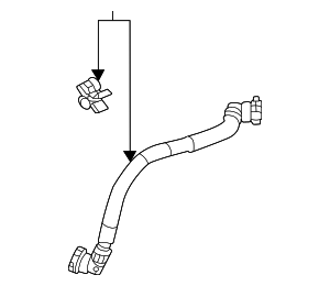 2021-2025 Toyota Vent Tube 77404-42170 | Toyota Parts Center
