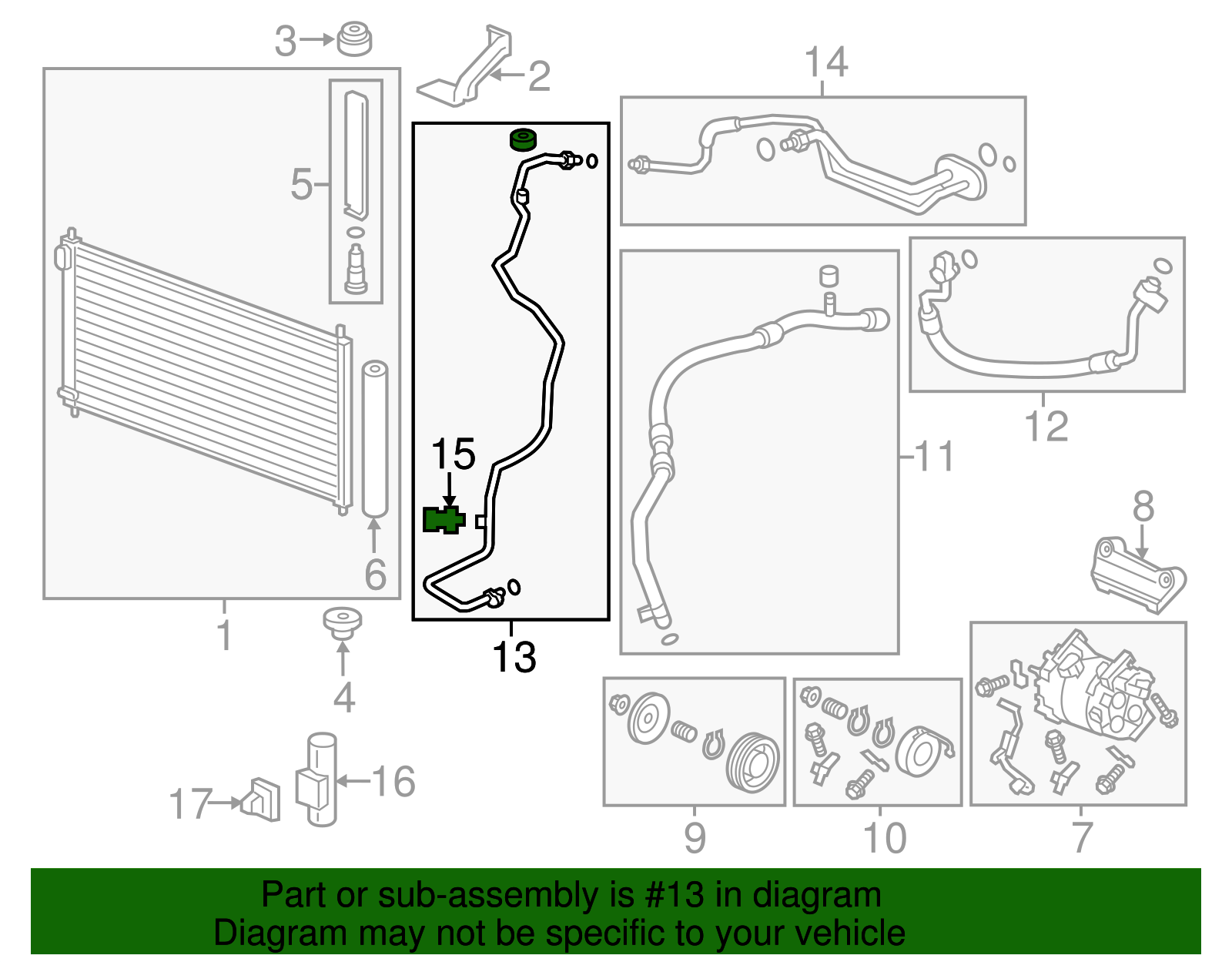 80341-TR7-A01 - 2012 Honda Civic - Pipe Receiver | Honda Parts Cheap