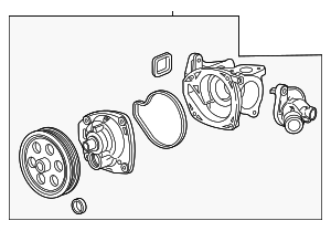 2013-2022 GM Water Pump 25201452 | Capital Chevy Parts