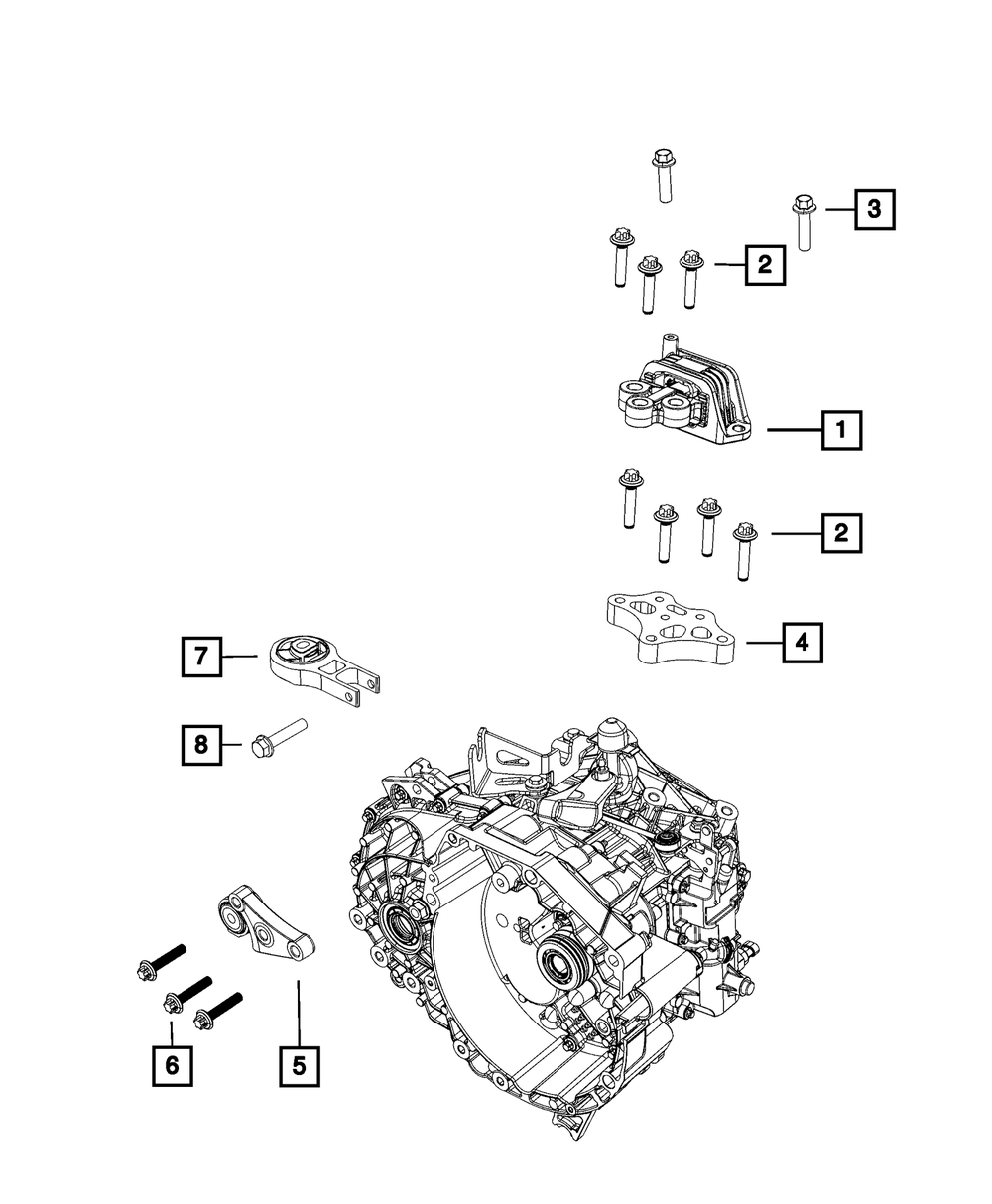 68257232AA - Engine Isolator The Official Mopar eStore