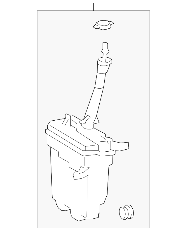 2009-2011 Toyota Corolla Washer Reservoir 85315-12600 | Toyota Parts Center