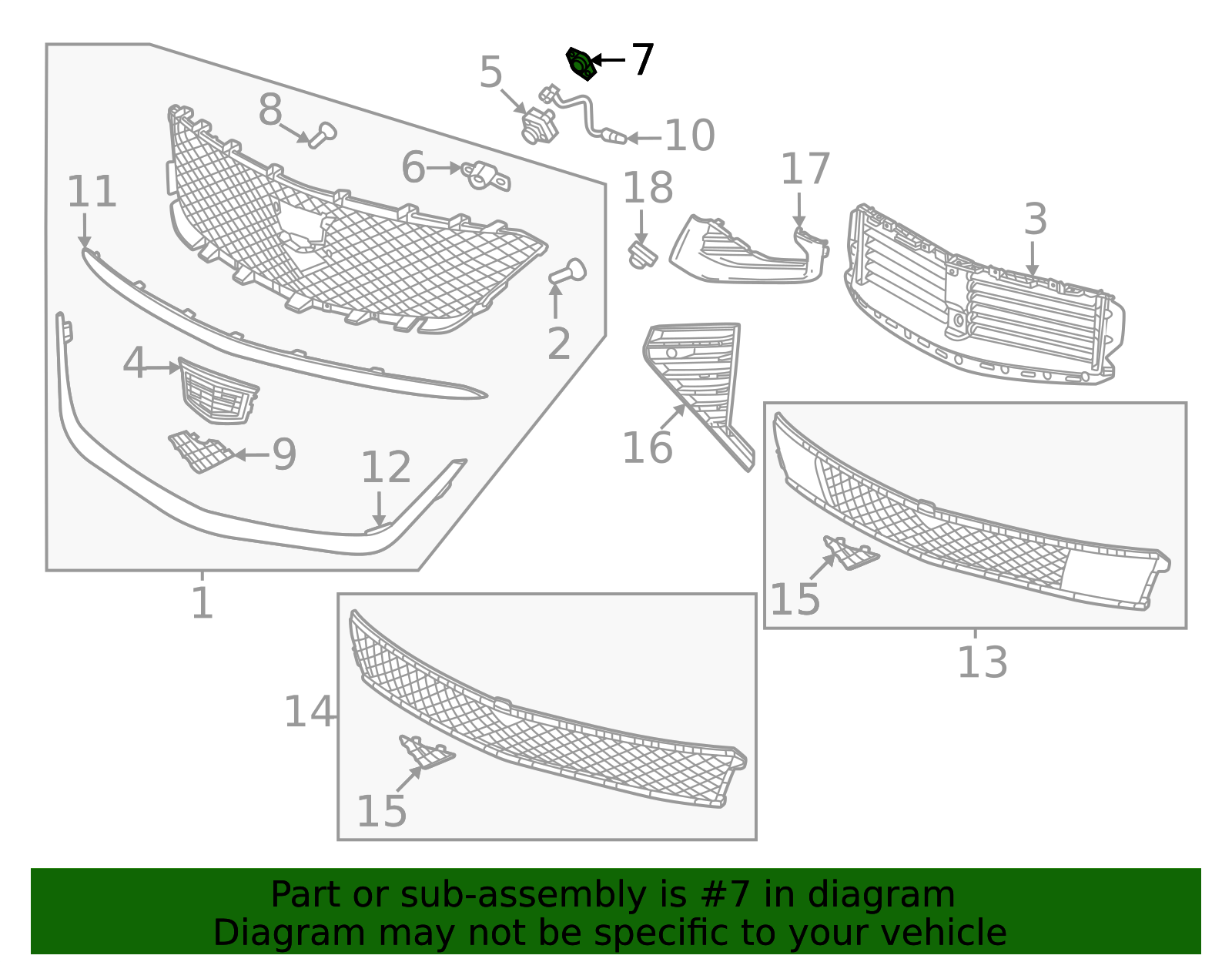 2025 Cadillac CT5 Front Camera Bracket 42820145 | TascaParts.com