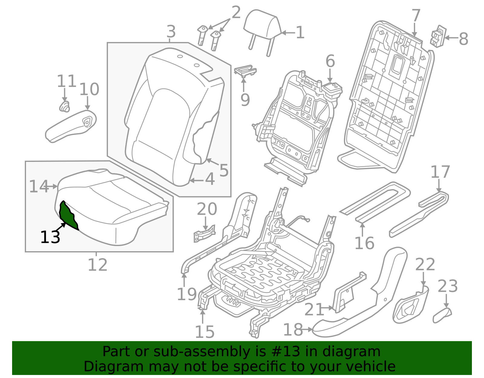 Hyundai Seat Cushion Pad - OEM Comfort Foam - Part #89150-B8300 ...