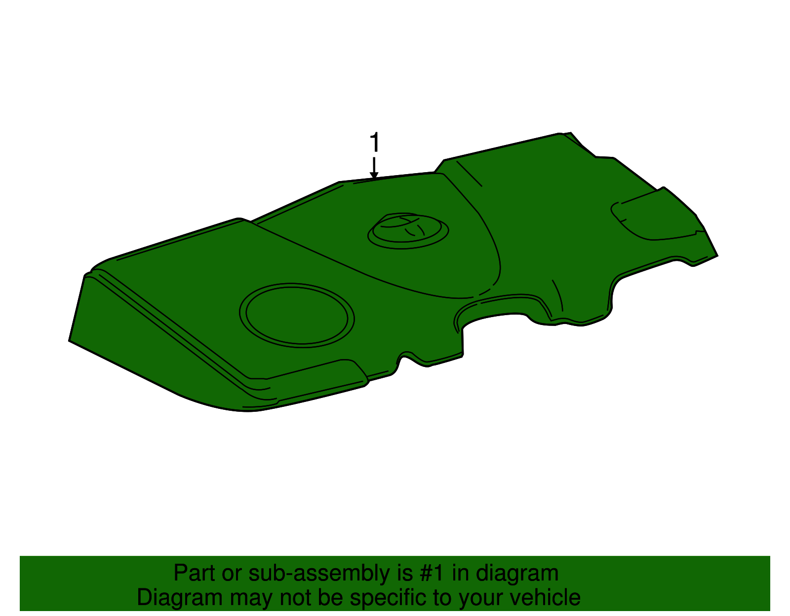 2018-2025 Toyota Engine Cover 12601-F0010 | OEM Parts Online