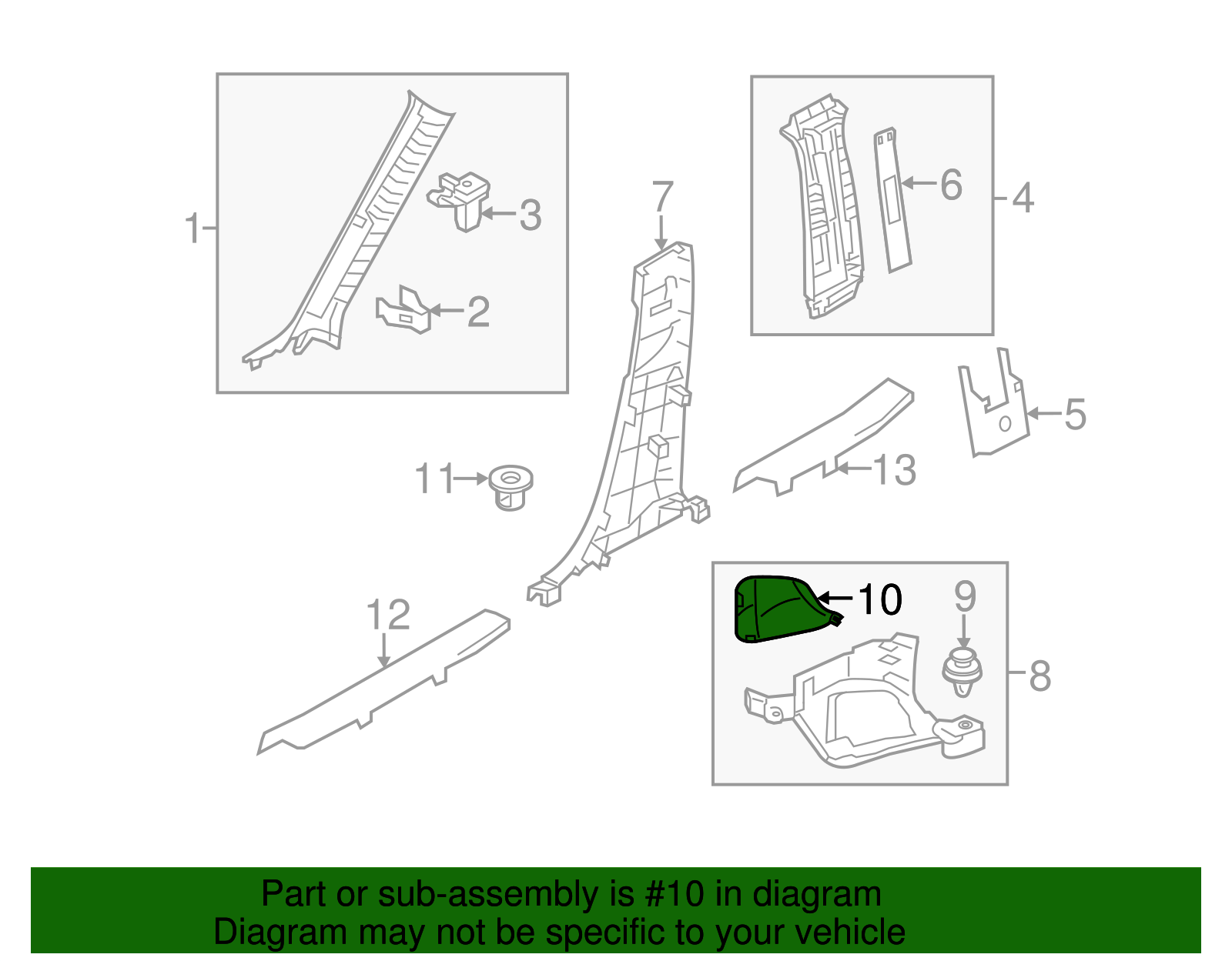 BHN9-68-381B-02 - 2014-2018 Mazda 3 - Cowl Trim Access Panel | Mazda ...