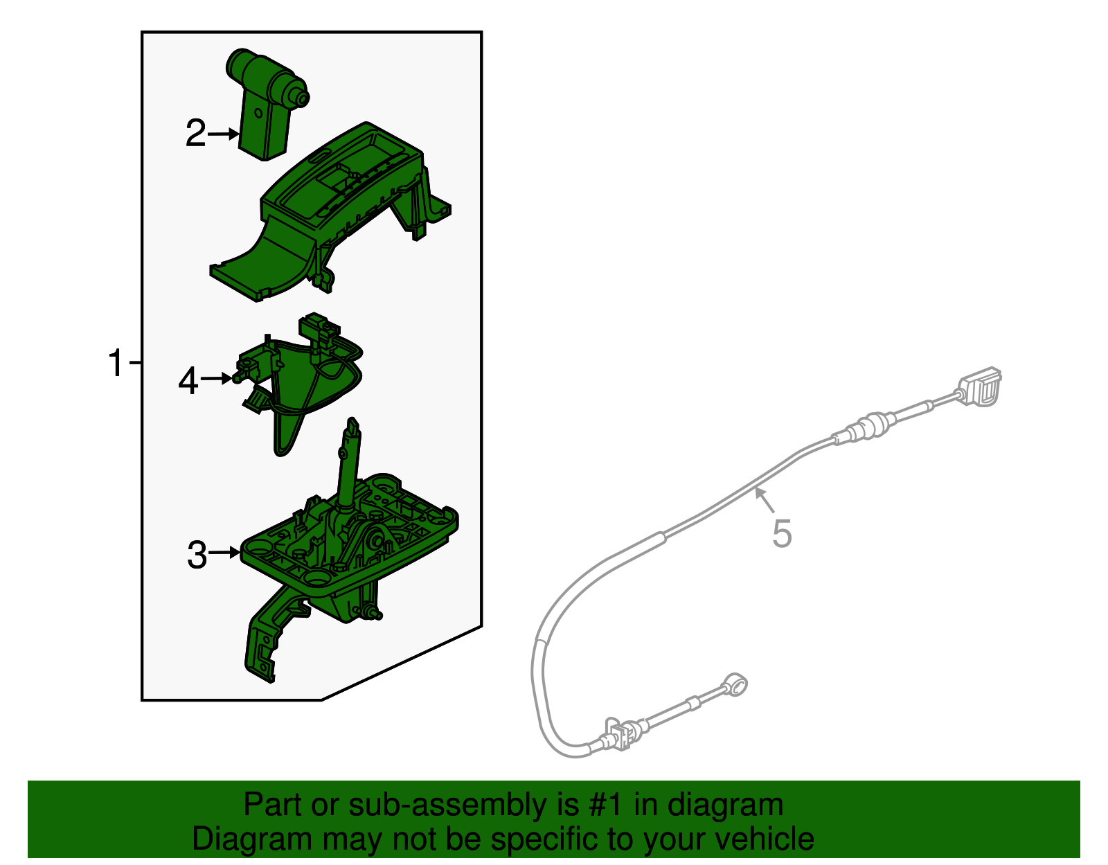 BR3Z-7210-BA - Gear Shift Assembly - 2011-2012 Ford Mustang | Lasco ...