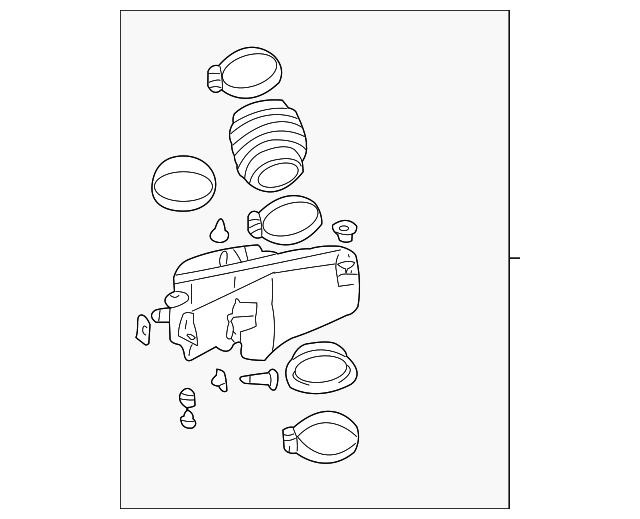 2000-2001 Nissan Maxima Air Duct 16576-2Y00A | QuirkParts