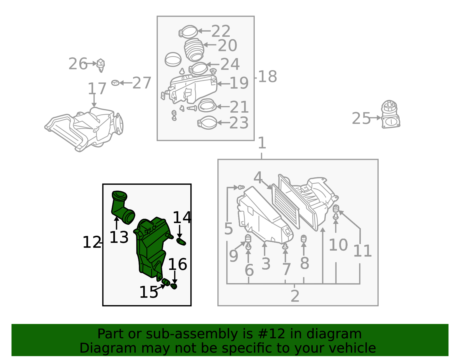 16585-2Y00A - Resonator Assembly 2000-2001 Nissan Maxima | Official ...