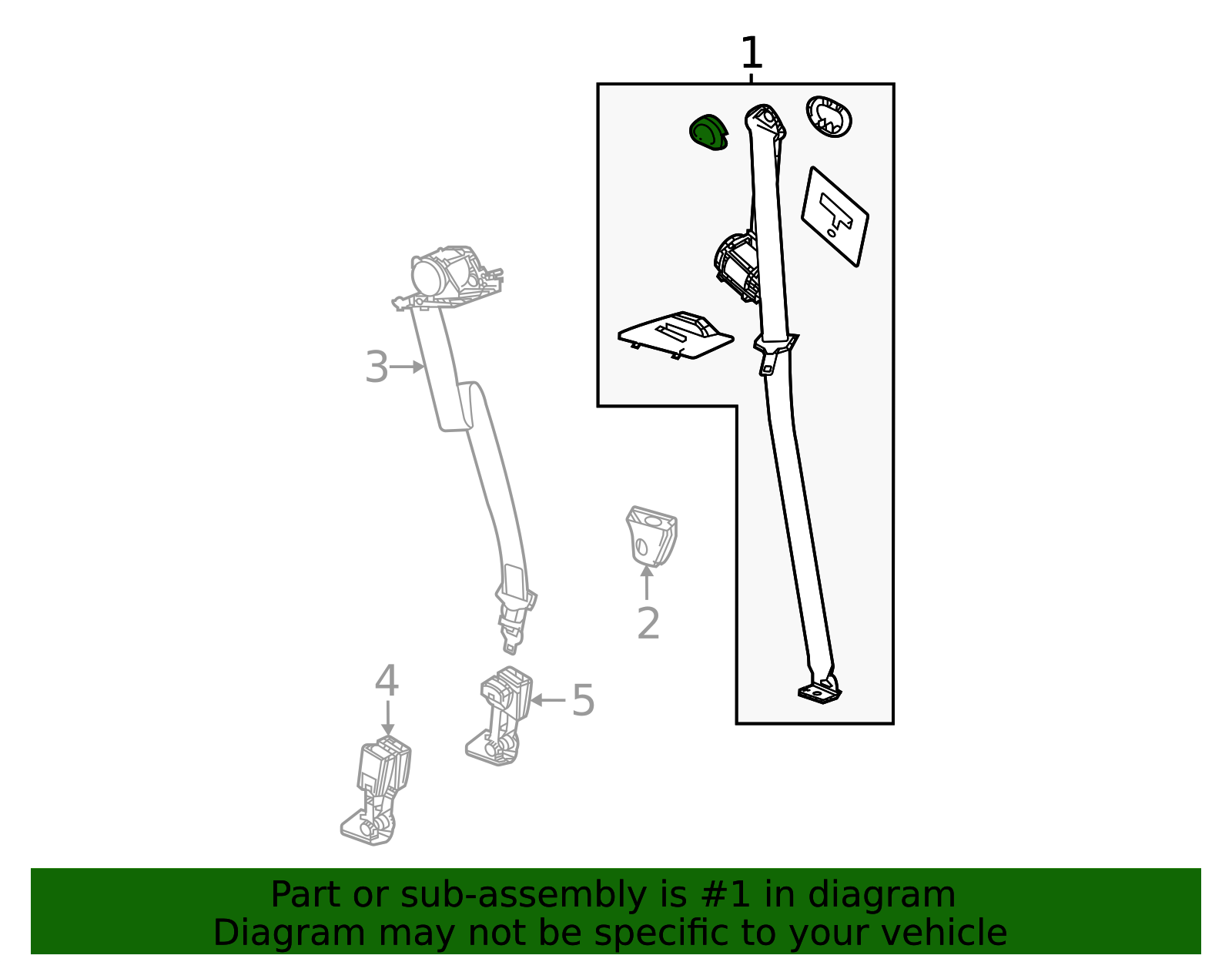 2021-2025 GM Outer Belt Assembly 84935045 | Capital Chevy Parts