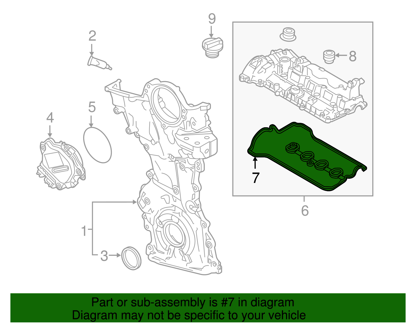 2016-2025 Mazda Gasket PY8W-10-235 | OEM Parts Online