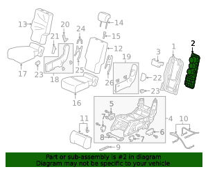 2018-2024 Honda Odyssey Cup Holder 81999-TK8-A21ZF | Honda Factory Parts