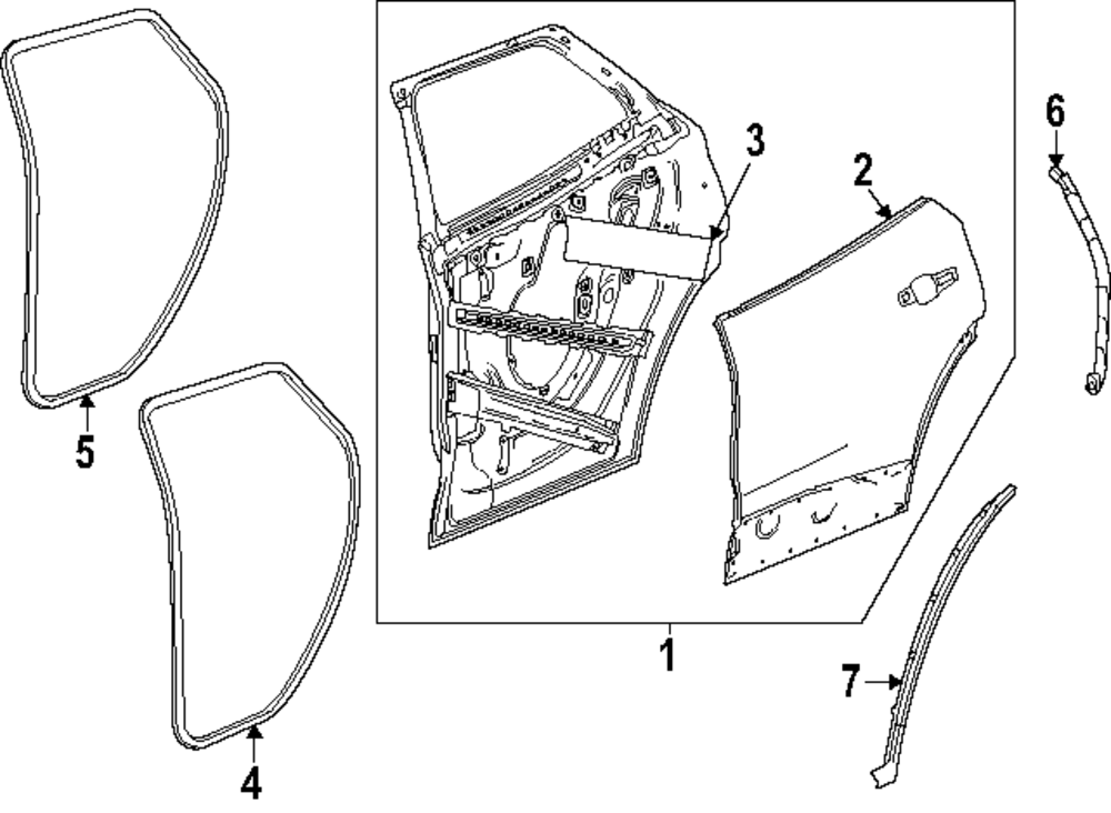 2024-2025 Chevrolet Equinox EV F Door 85825748 | GM Parts Center