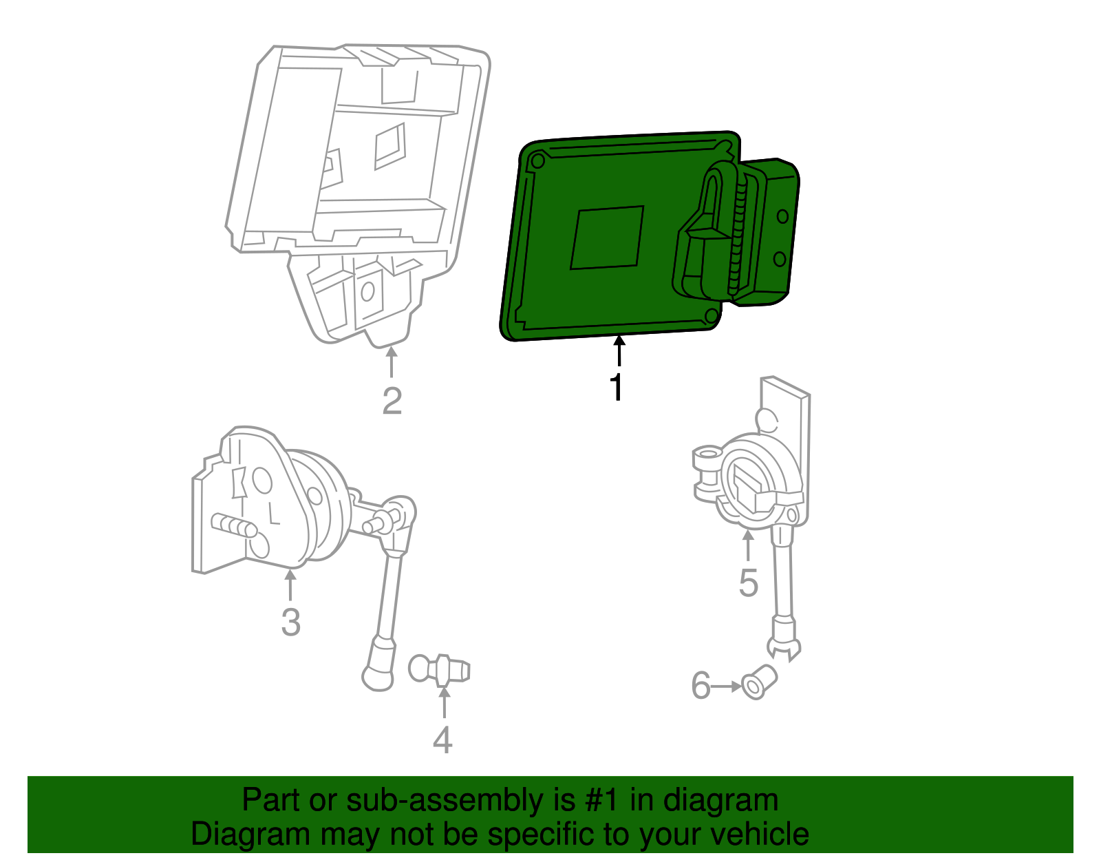 2017-2019 Chevrolet Corvette Active Suspension Control Module 84213966 ...