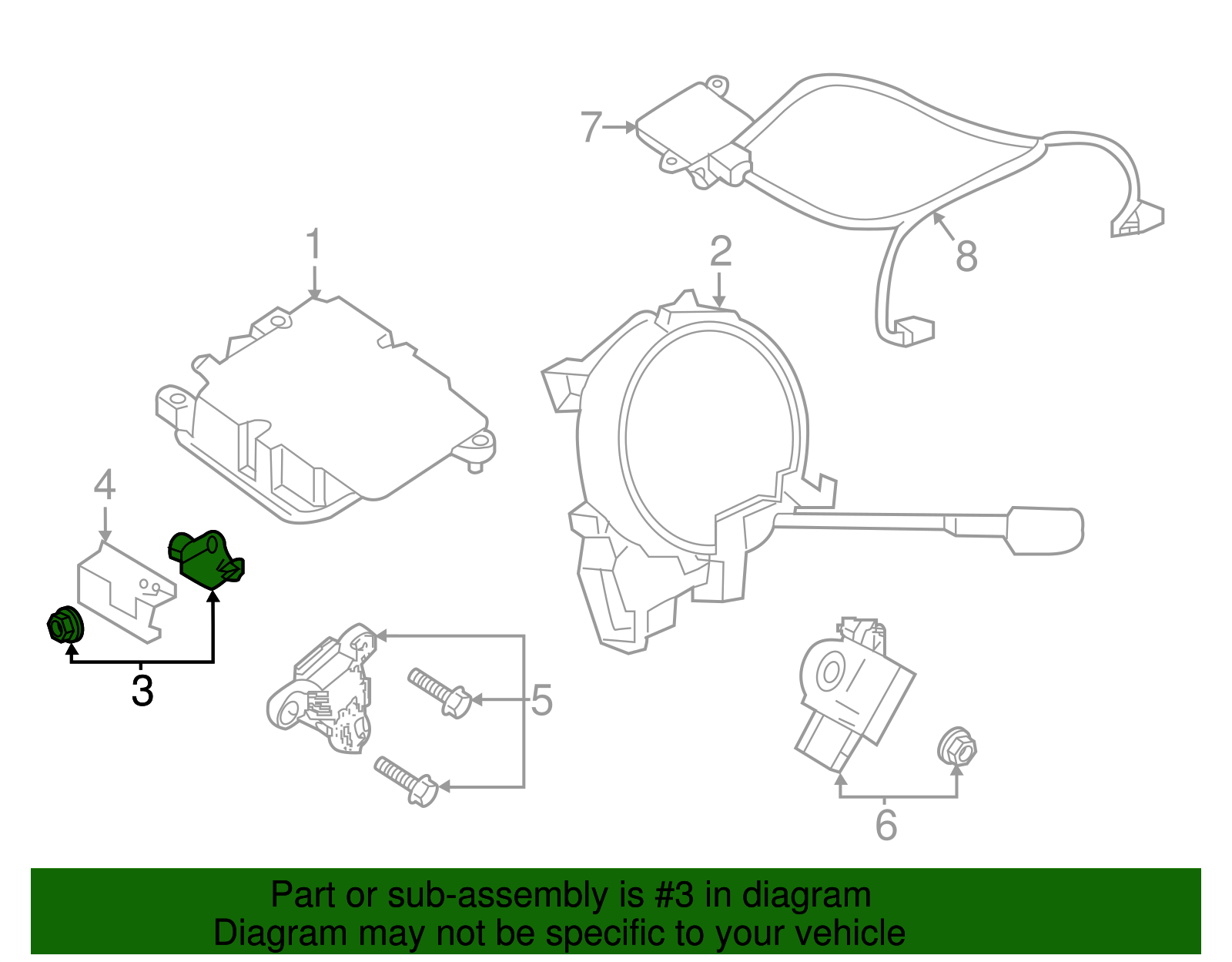 2017-2020 Nissan Front Sensor K8581-3RA0A | Bill Kay Nissan Parts
