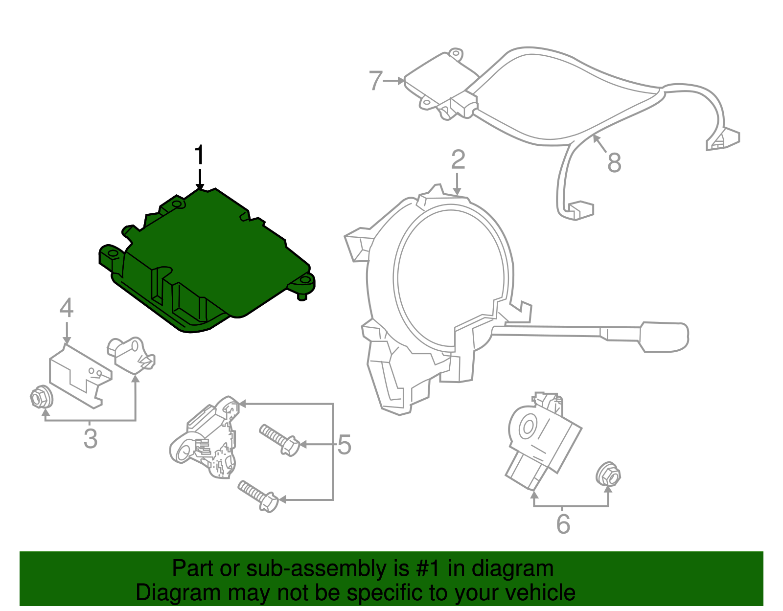 K8820-6MM0A - 2019-2021 Nissan - Sdm Module | Anicra Nissan Parts
