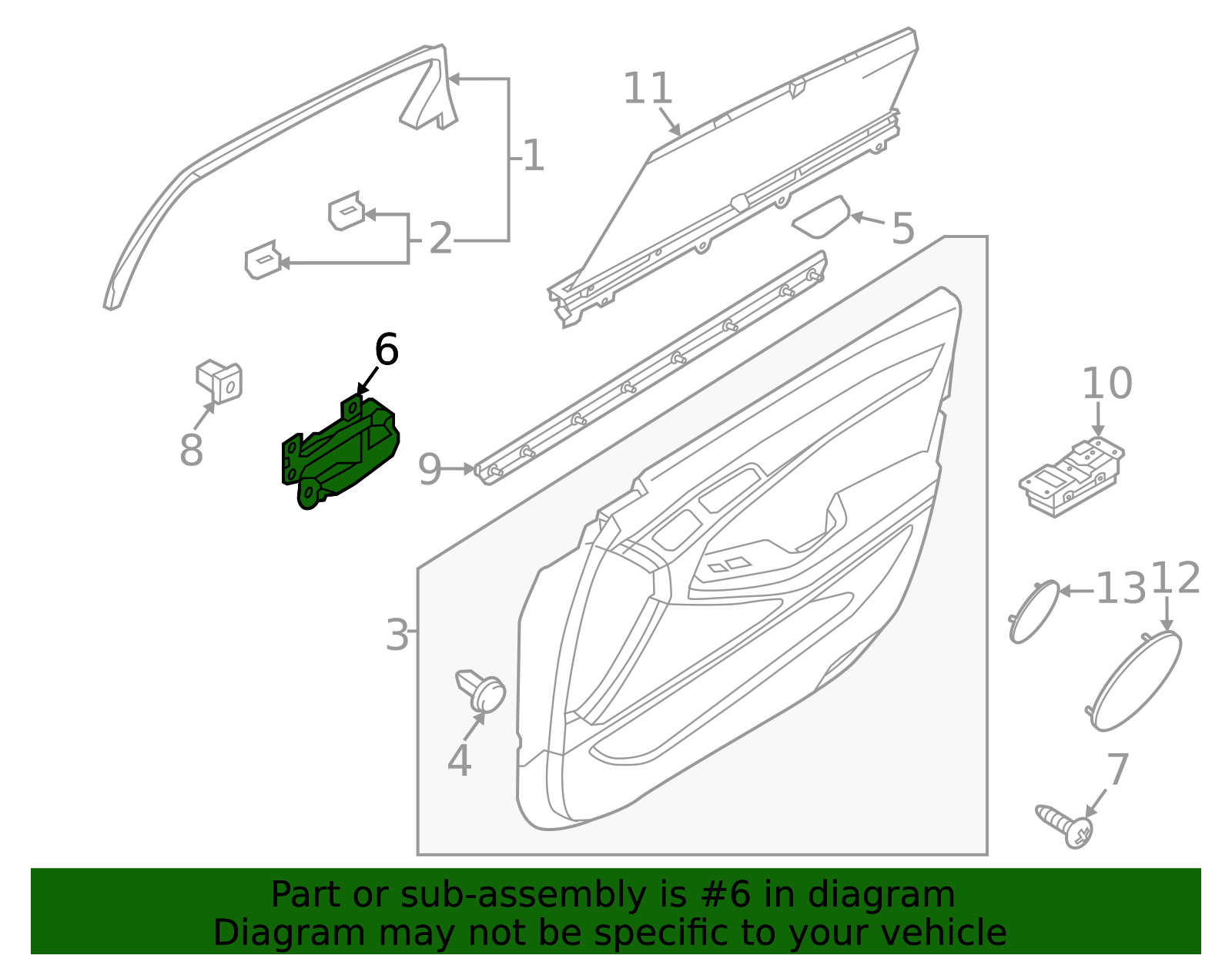 Interior Handle - Factory Grip and Function 83620-T1000-VCS ...