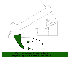 2020-2023 Subaru Impreza Applique 96031FL16A | Buy Subaru Parts