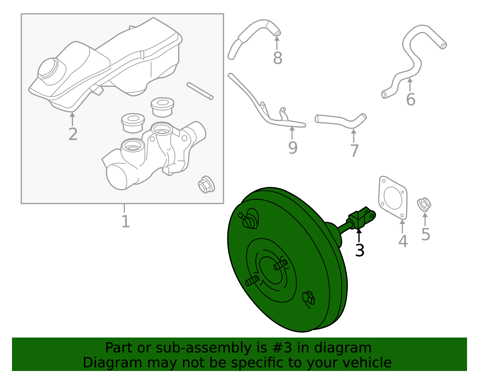 2019-2020 Infiniti QX50 Brake Booster D7210-5NA0A | INFINITI OF WEST ...